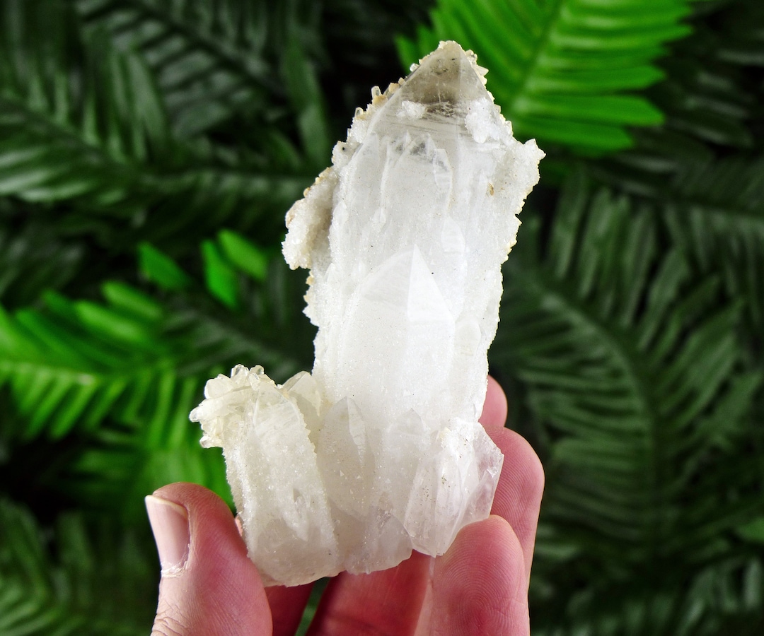 Quartz With Calcite, Milky Quartz, Raw Crystal, Natural Mineral ...