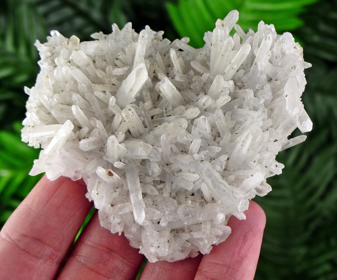 Rare Quartz Crystallization, Milky Quartz, Raw Crystal, Natural Mineral ...