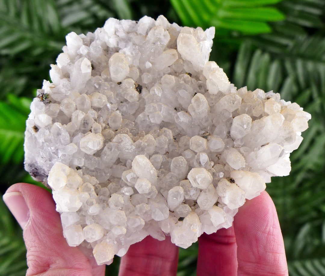 Amazing Milky Quartz With Calcite, Raw Crystal, Natural Mineral ...