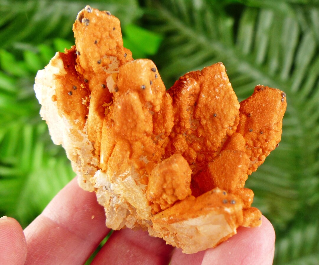 Amazing Quartz With Iron Oxide and Sphalerite, Raw Crystal, Natural ...