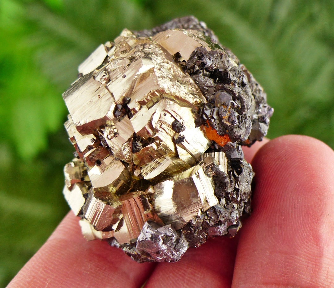 Amazing Pyrite With Sphalerite, Raw Crystal, Natural Mineral ...