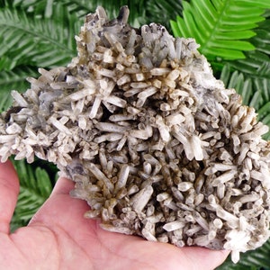 Amazing Milky Quartz With Chlorite, Raw Crystal, Natural Mineral ...