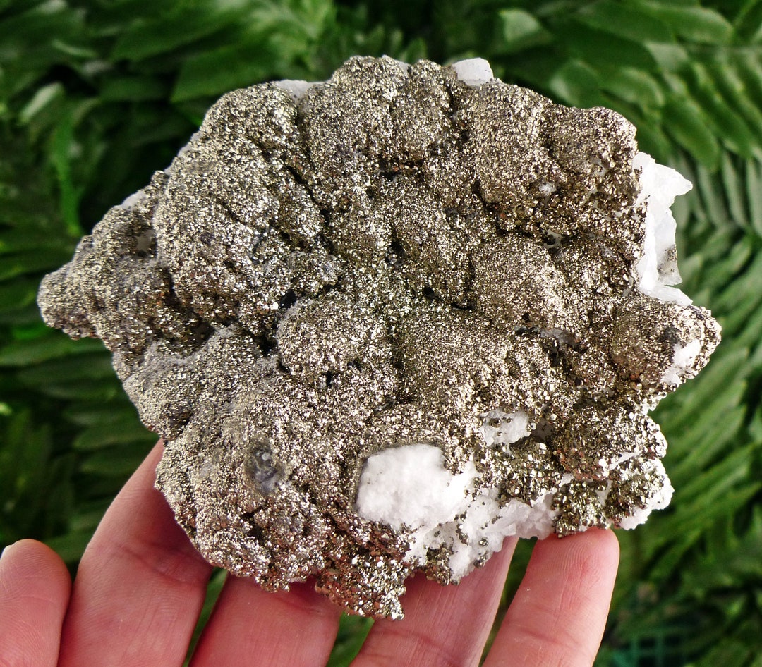 Amazing Big Pyrite on Chalcedony, Crystal, Mineral , Natural Crystal ...