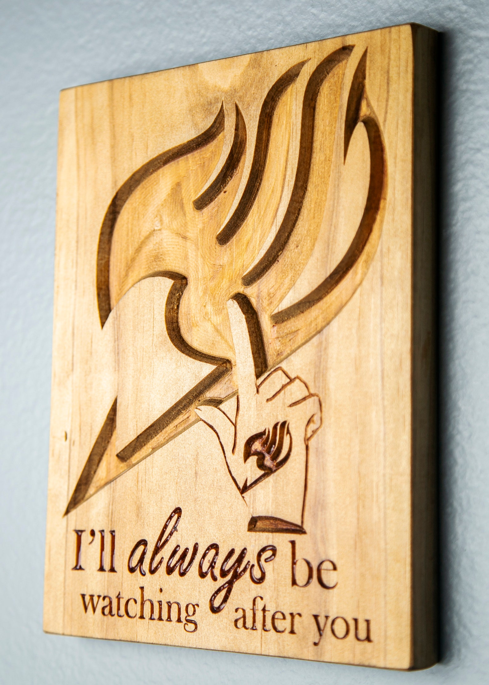 Anime Carved Wooden Sign - Etsy