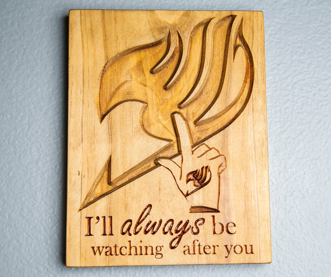 Anime Carved Wooden Sign - Etsy