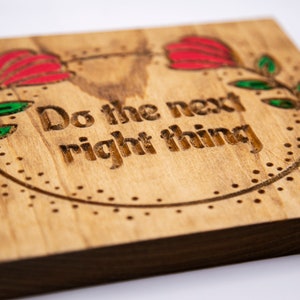 Do the Next Right Thing Carved Wooden Sign - Etsy