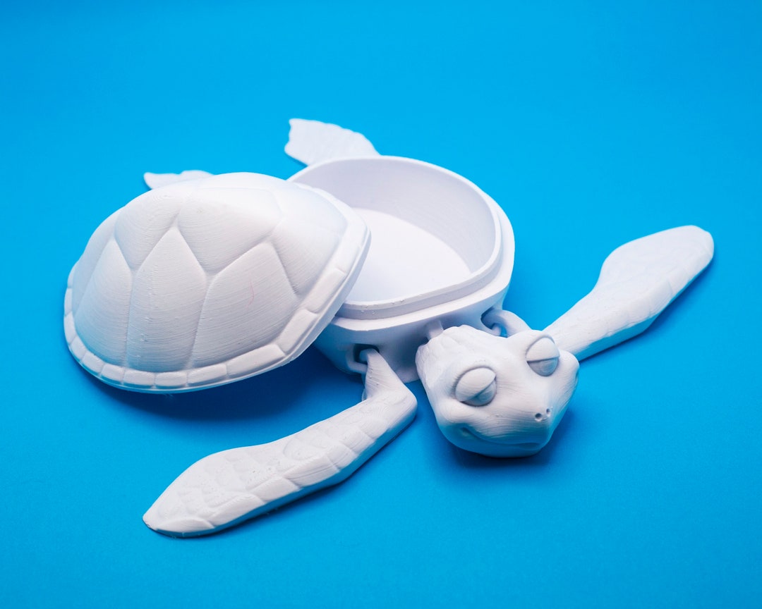 Flexi Factory Articulating Sea Turtle Box 3D Printed - Etsy