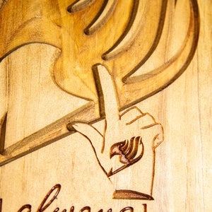 Anime Carved Wooden Sign - Etsy