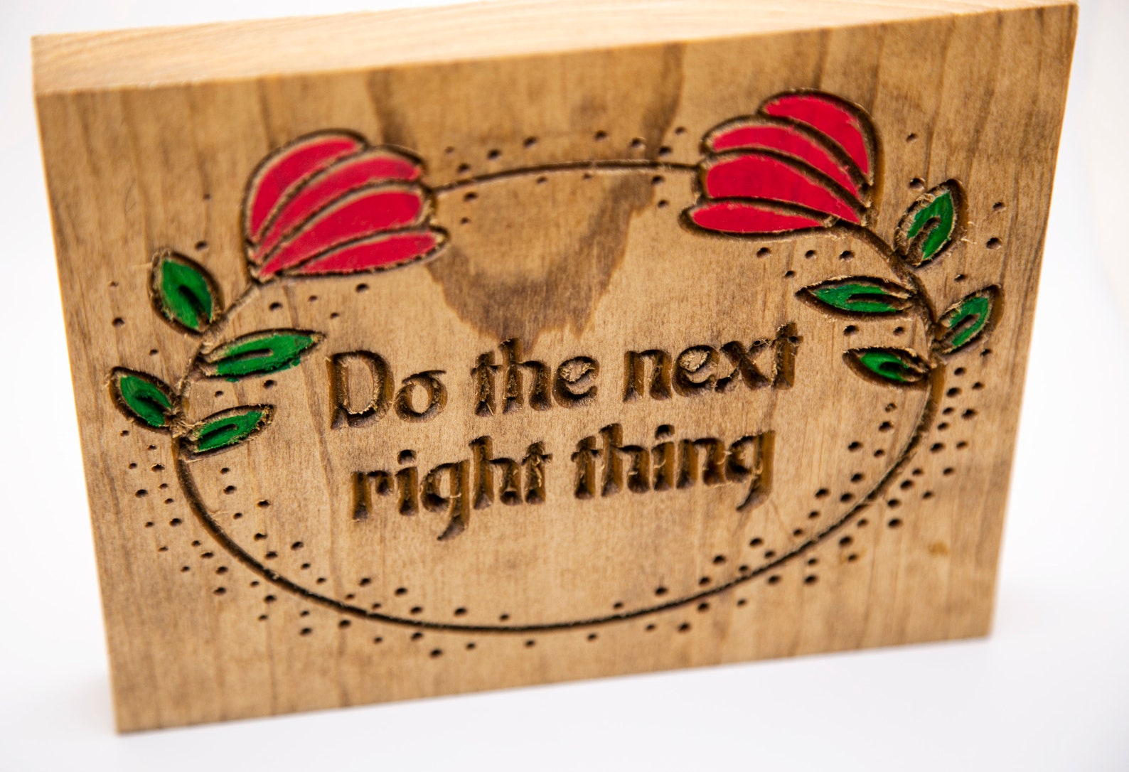 Do the Next Right Thing Carved Wooden Sign - Etsy