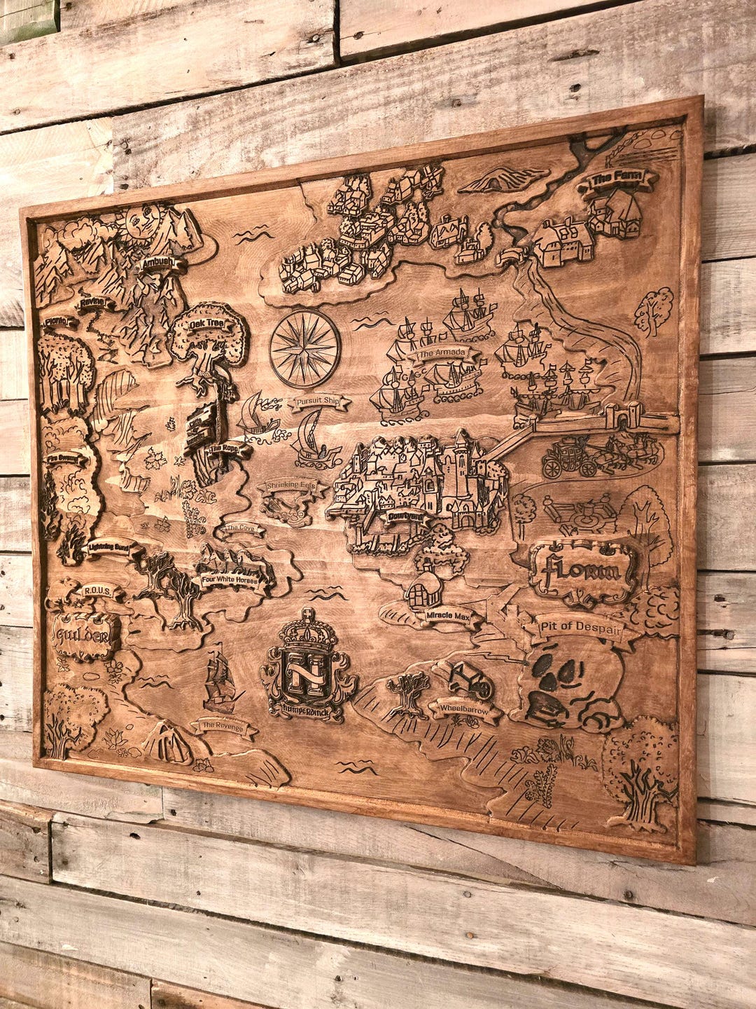 Princess Bride Map of Florin and Guilder - Etsy