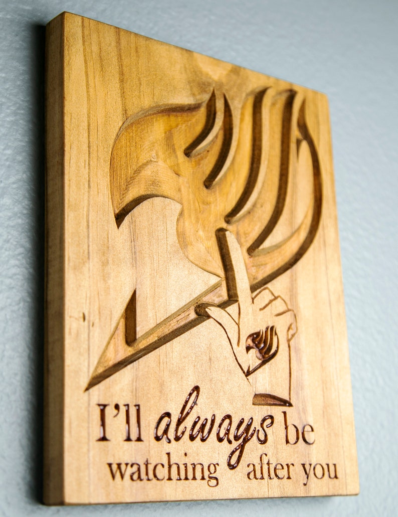 Anime Carved Wooden Sign - Etsy