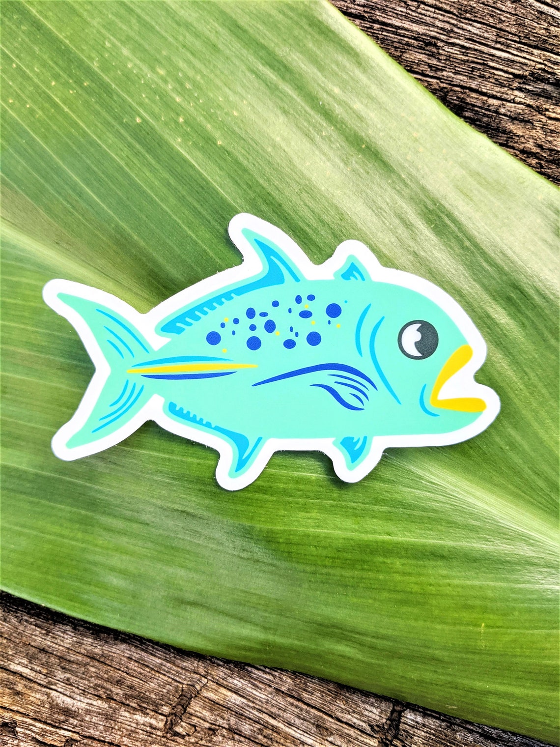 Vinyl Fish Sticker Ulua Hawaii - Etsy.de