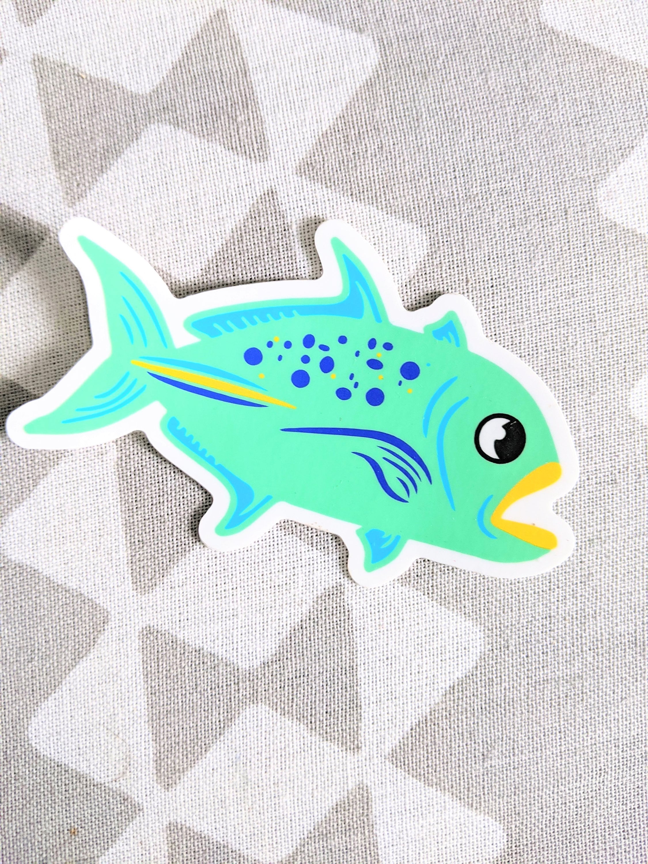 Vinyl Fish Sticker Ulua Hawaii - Etsy.de