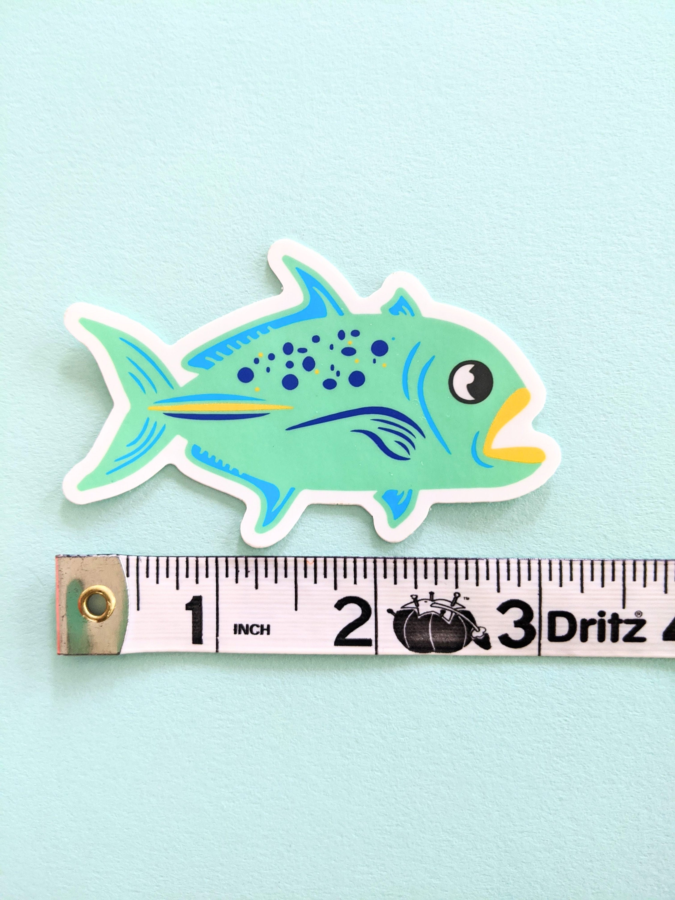 Vinyl Fish Sticker Ulua Hawaii - Etsy.de