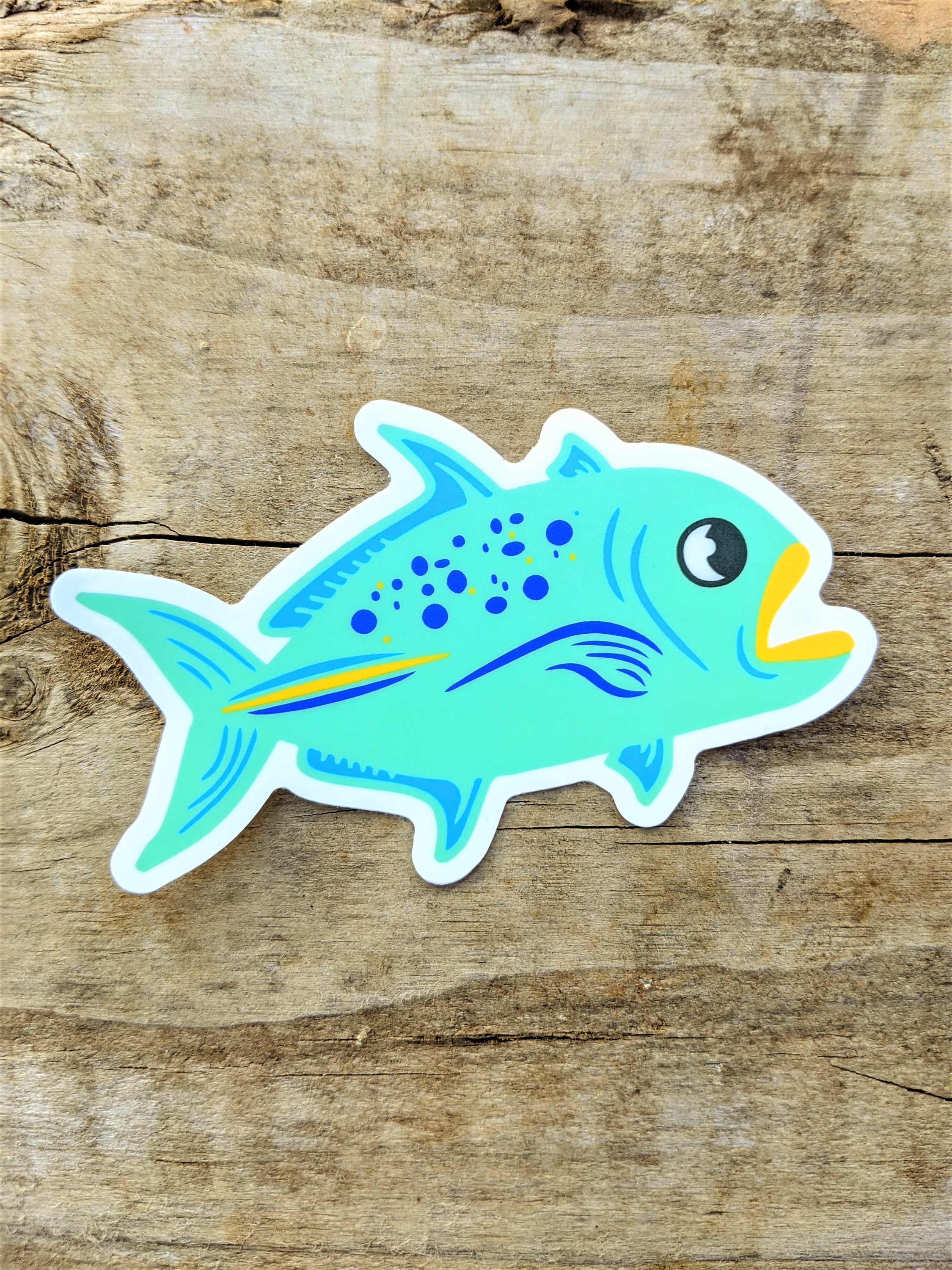 Vinyl Fish Sticker Ulua Hawaii - Etsy.de