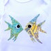 Double Fish Onesie Angelfish Baby Bodysuit Girl Boy - Etsy