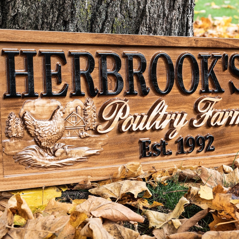 Chicken Coop Large Sign - Etsy