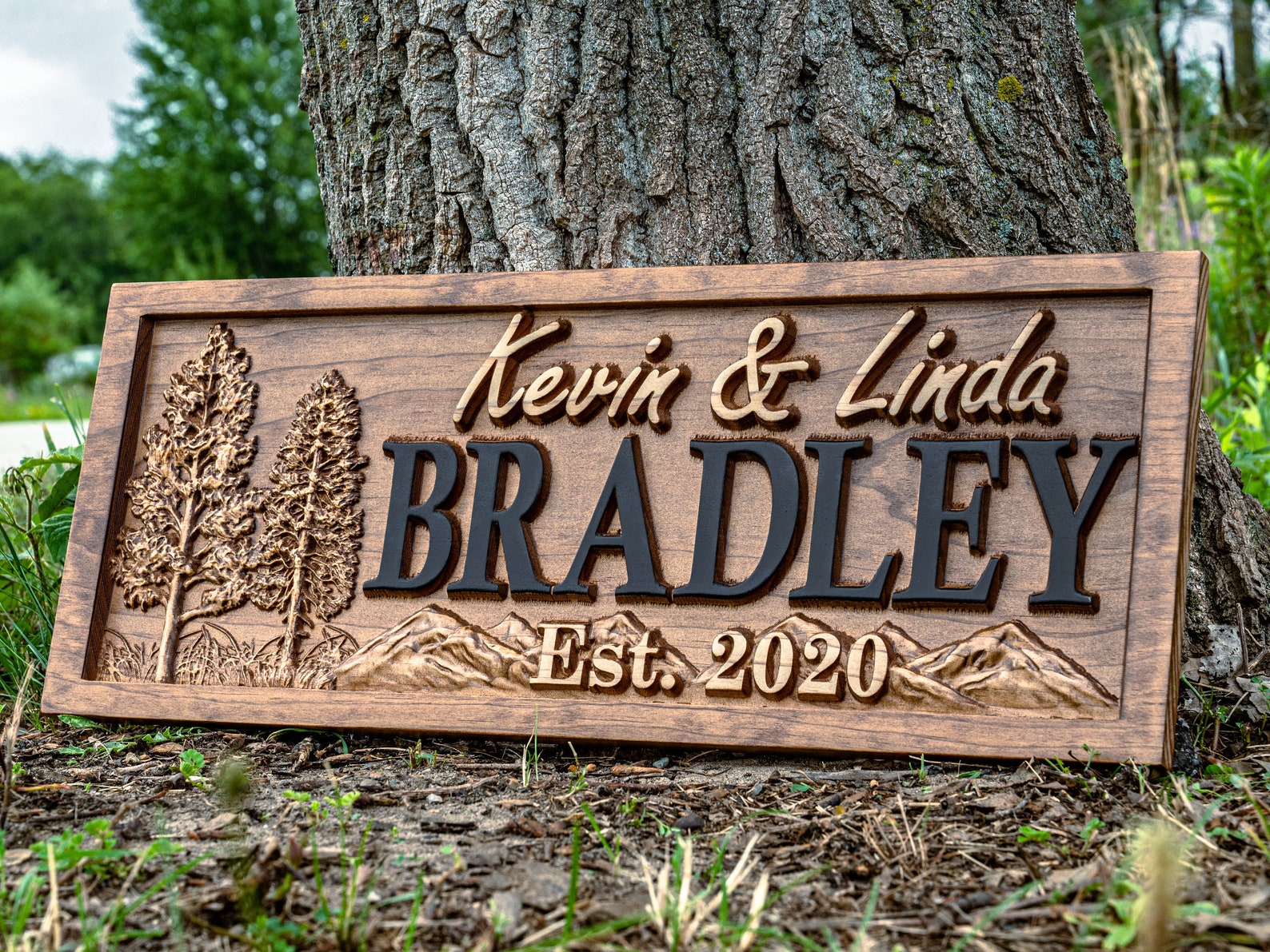Custom Cabin Sign Personalized Wood Sign Cabin Decor - Etsy