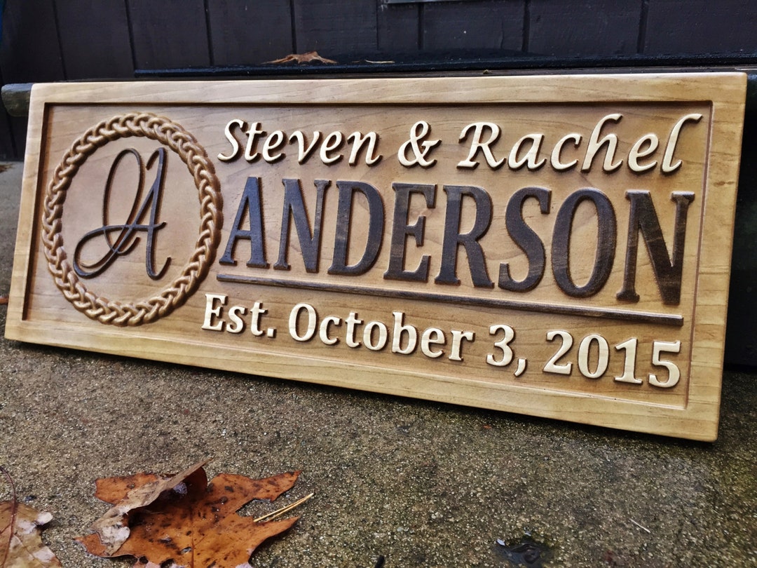 Personalized Wooden Sign - Custom Wedding Sign - Personalized Wedding ...