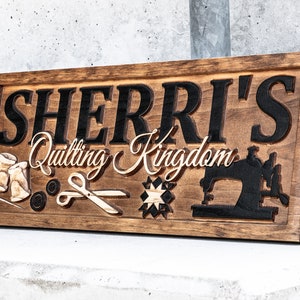 Personalized Quilting Room Sign | Custom Sewing Room Sign | Gift for ...