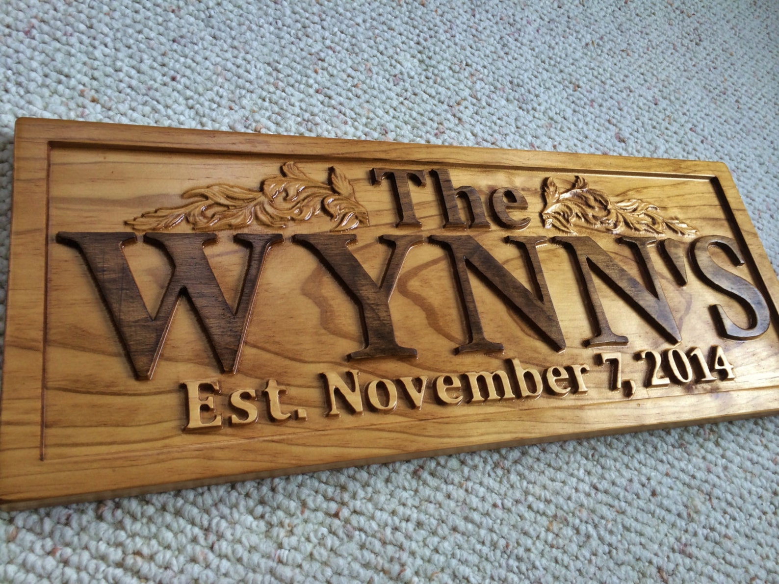 Personalized Family Name Signs Wedding Gift Last Name | Etsy