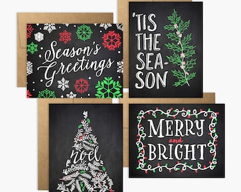 Chalk Art Card - Etsy