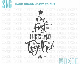 Our First Christmas Svg | Etsy