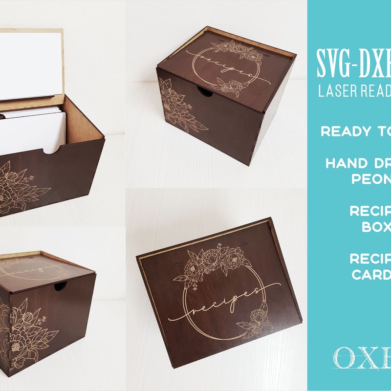 Recipe Box Cnc File - Etsy