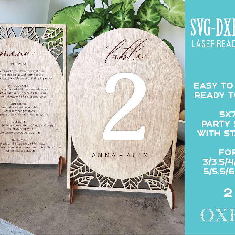 Arch Table Numbers - Etsy