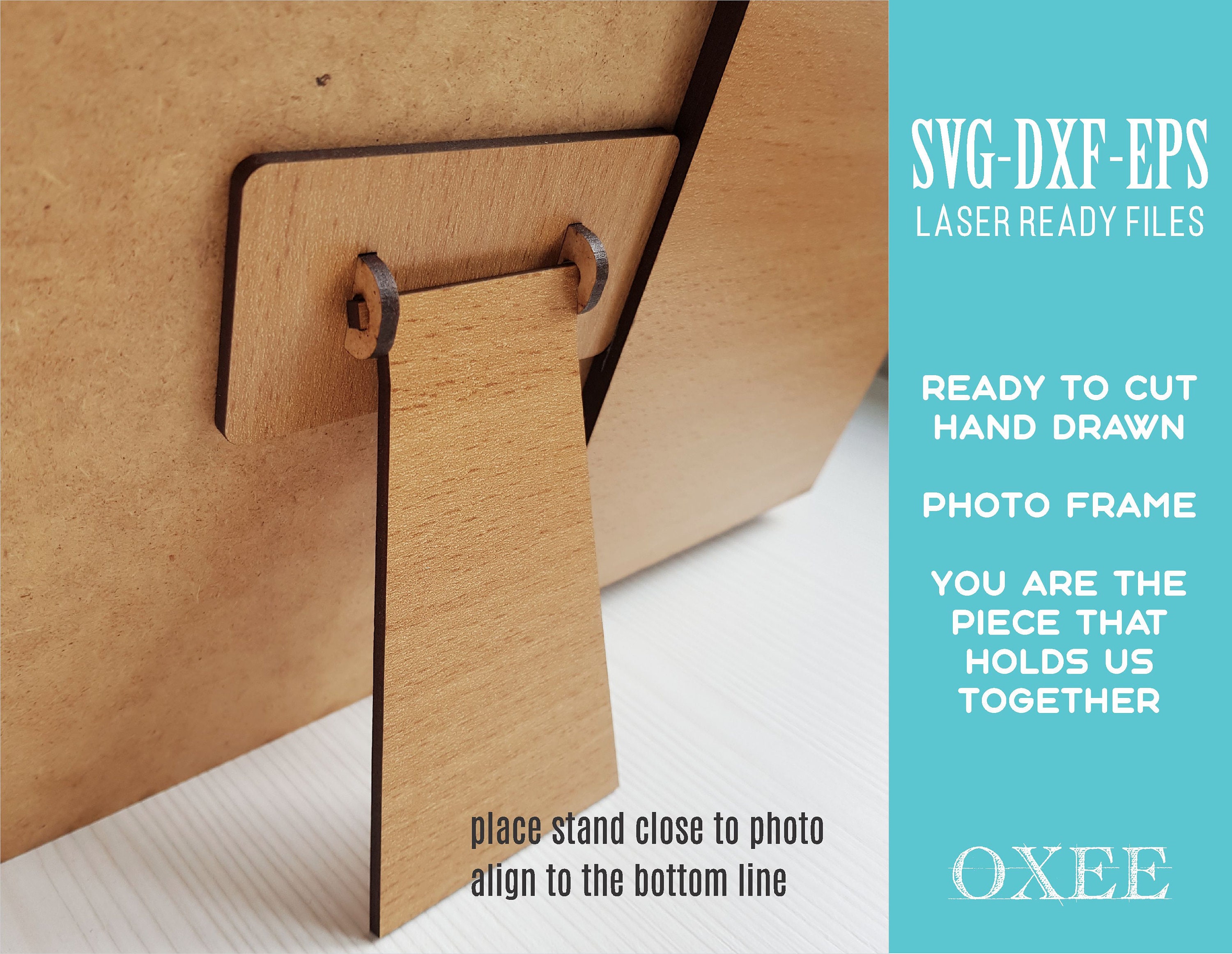 Puzzle Piece Photo Frame Laser Cut File by Oxee | Etsy