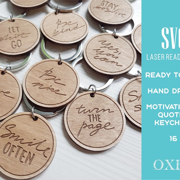 Keychain With Quotes - Etsy
