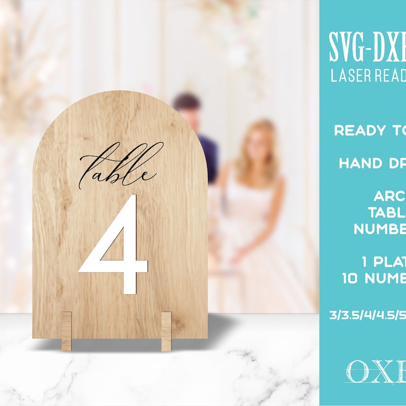 Table Numbers Svg - Etsy