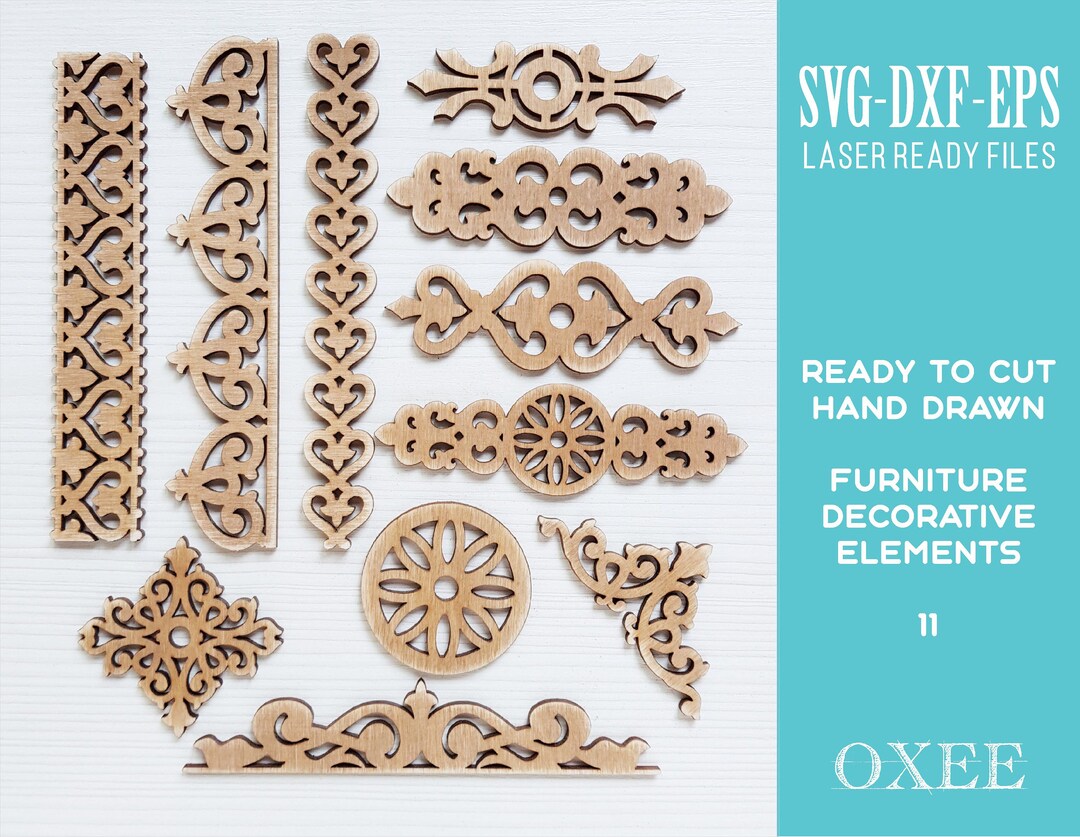 Laser Cut Victorian Furniture Decor SVG Bundle (digital Download) - Etsy