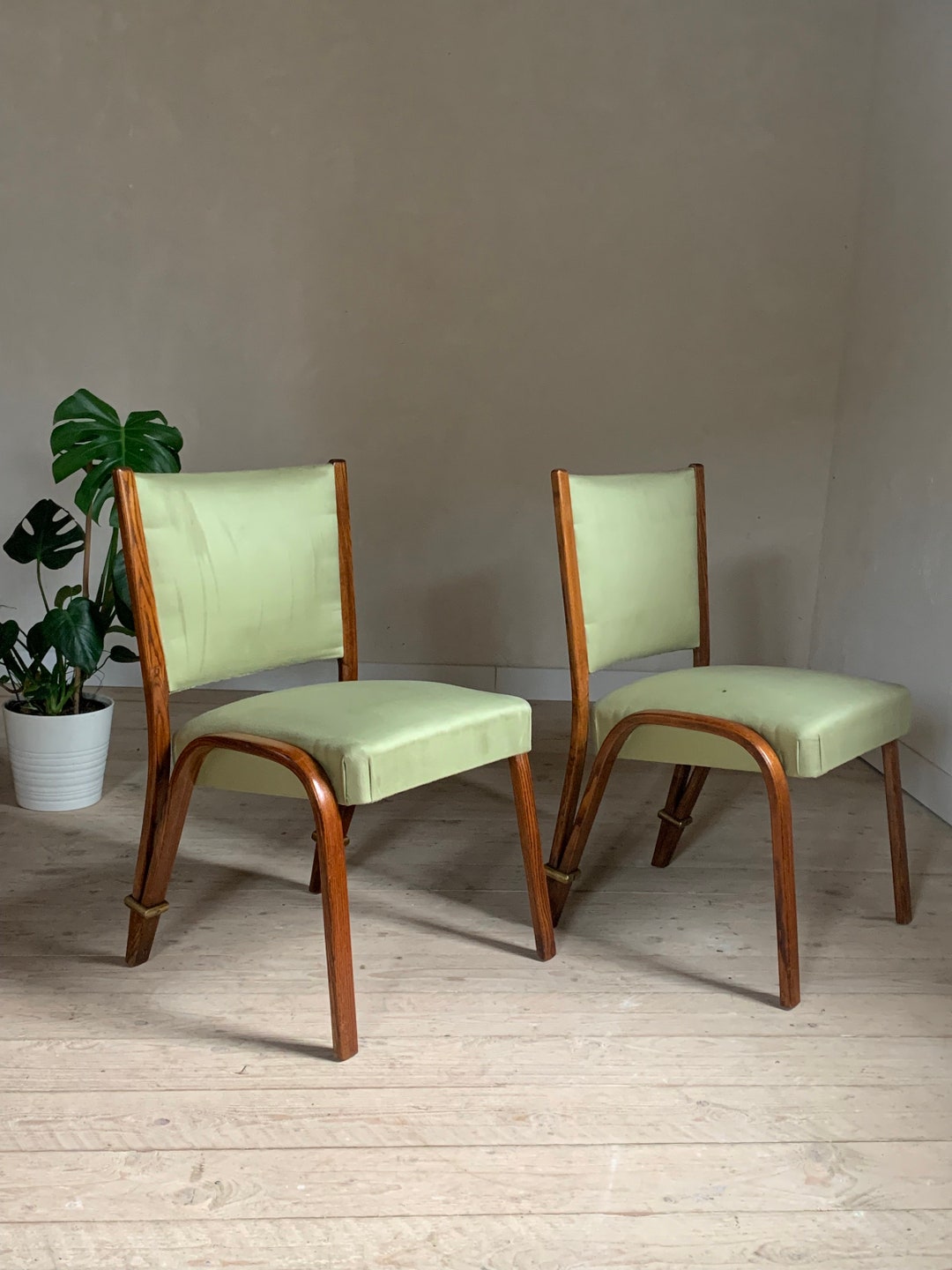 Vintage Steiner Chairs Bow Wood Chairs - Etsy