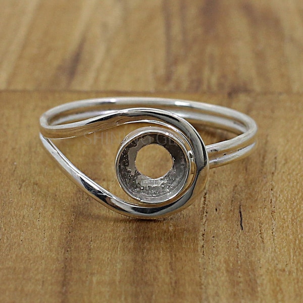Bezel Set Ring - Etsy