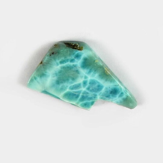 Natural Volcanic Larimar Uneven Slabs Cabochon Very Rare Semi Precious ...