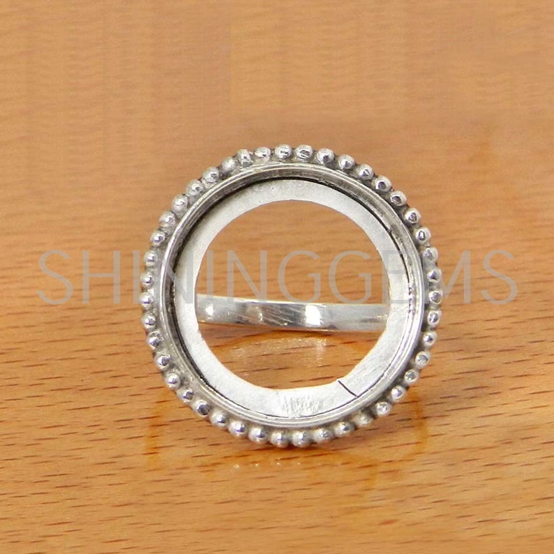 925 Sterling Silver Designer Ring Collet 3 Mm to 25 Mm Round - Etsy
