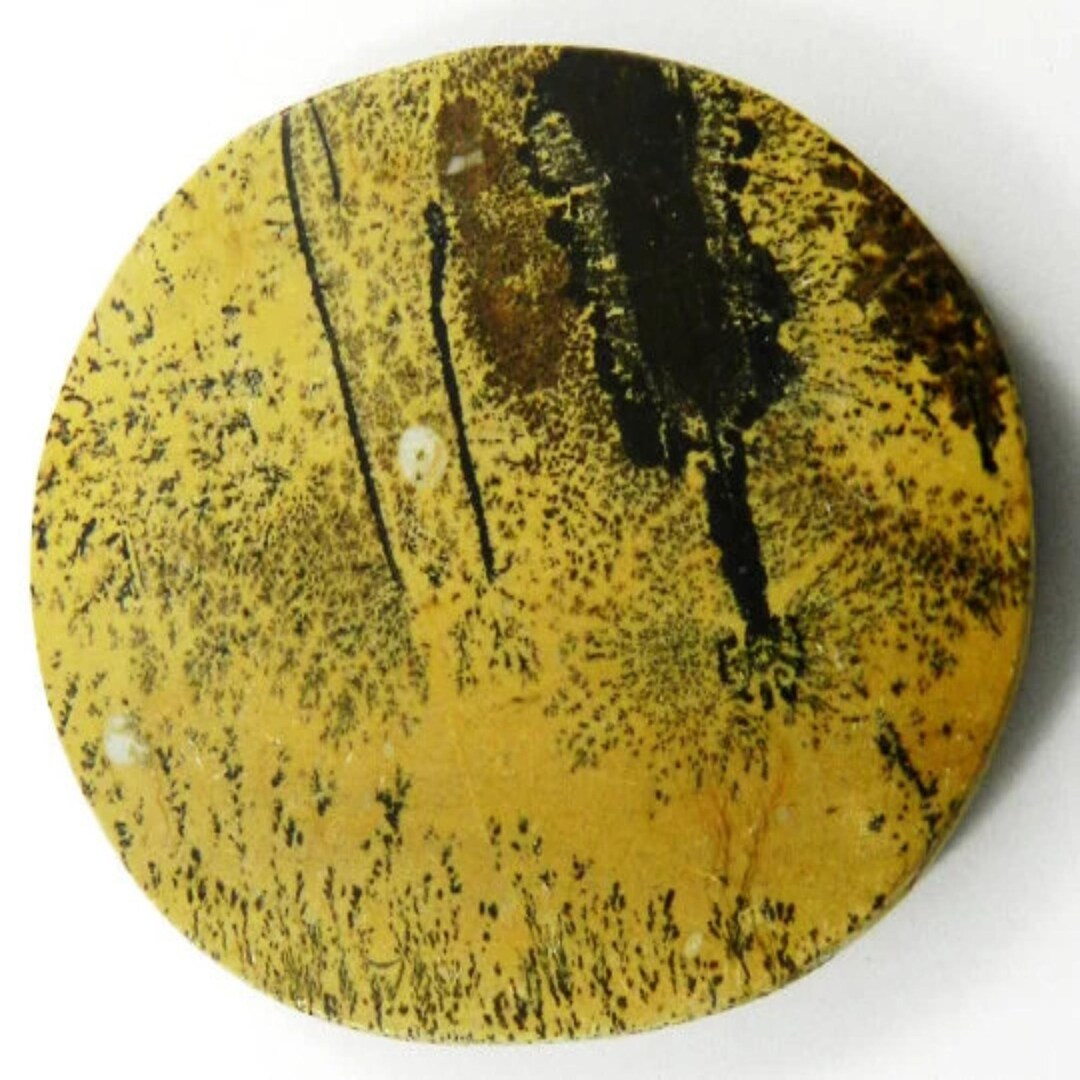 American Picture Jasper Slab: Polished Oval Gemstone (60x43mm) - Etsy