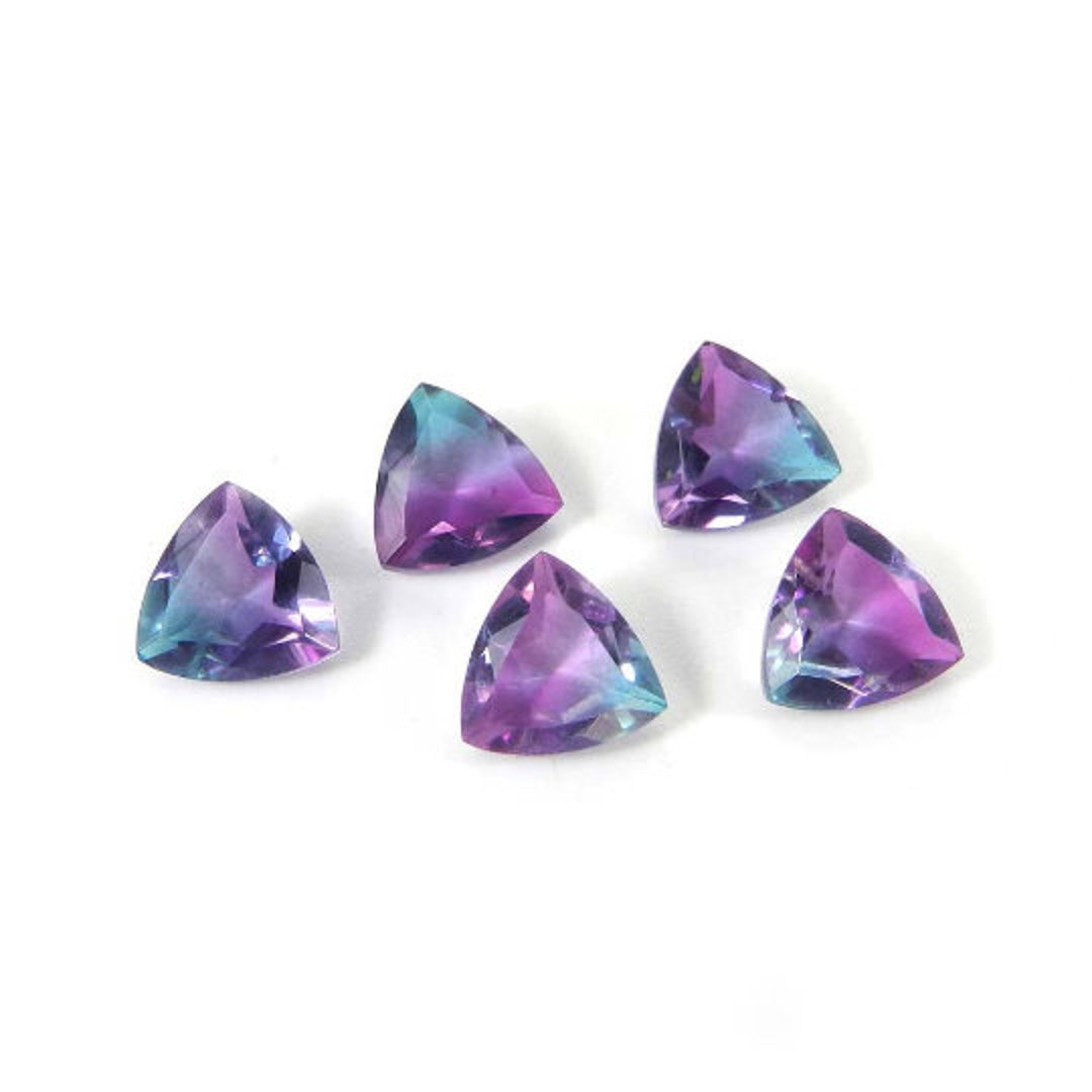 Natural Bio Color Doublet Trillion Cut 10 X 10 X 10 Mm Calibrated Two ...