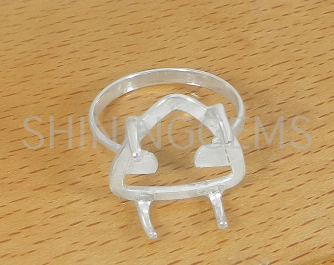 925 Sterling Silver Ring Collet 3 X 3 Mm to 20 X 20 Mm Square - Etsy