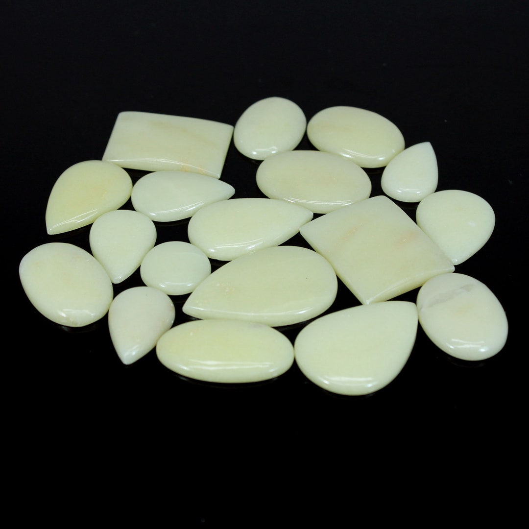 50gm Cream Jasper Freeform Cabochon Semi Precious Stone Wholesale Lot ...