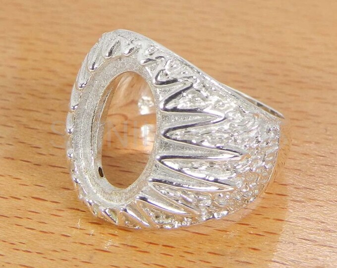 925 Sterling Solid Silver Ring Collet 6 Mm Round Cut Gemstone - Etsy