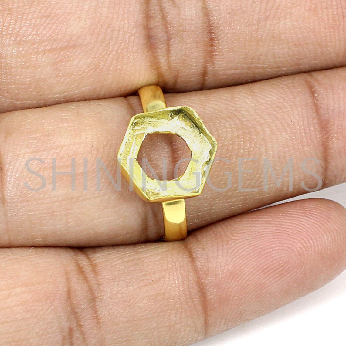 925 Sterling Silver Solid Ring Collet 6 X 6 Mm to 10x 10 Mm - Etsy