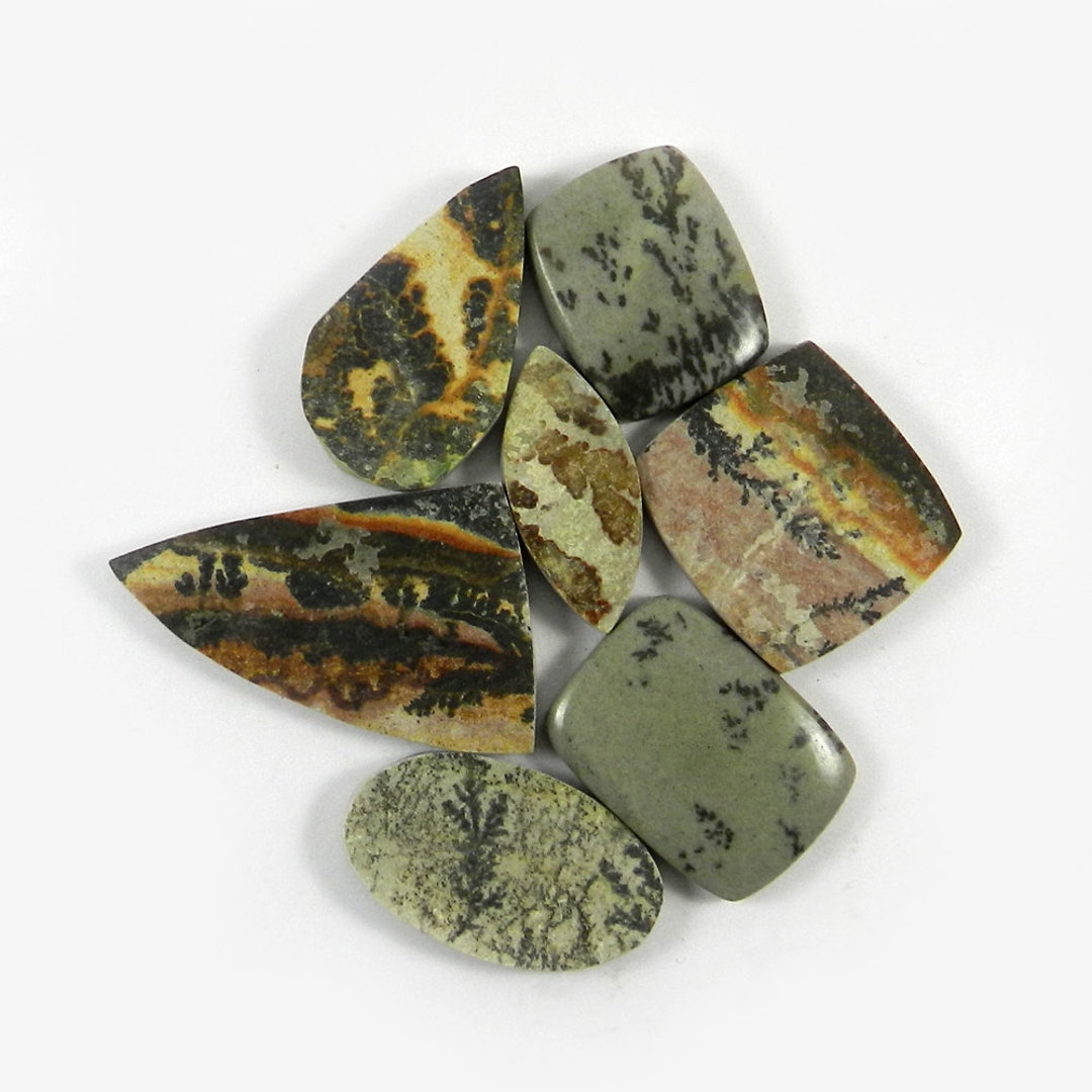 Scenic Jasper Cabochon Lot: Freeform Gemstone Jewelry Making - Etsy