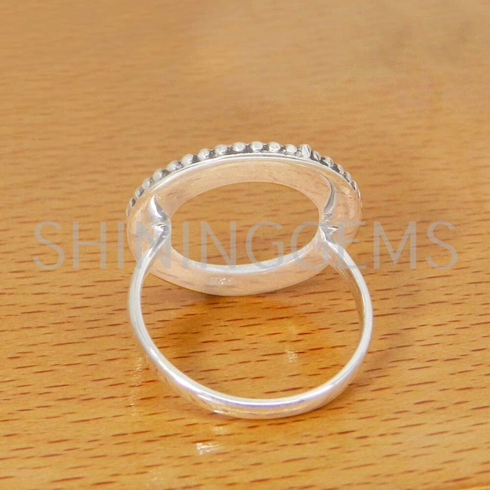 925 Sterling Silver Designer Ring Collet 3 Mm to 25 Mm Round - Etsy
