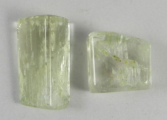 Natural Yellow Kunzite 14 18 Mm Rare Semi Precious Stone | Etsy