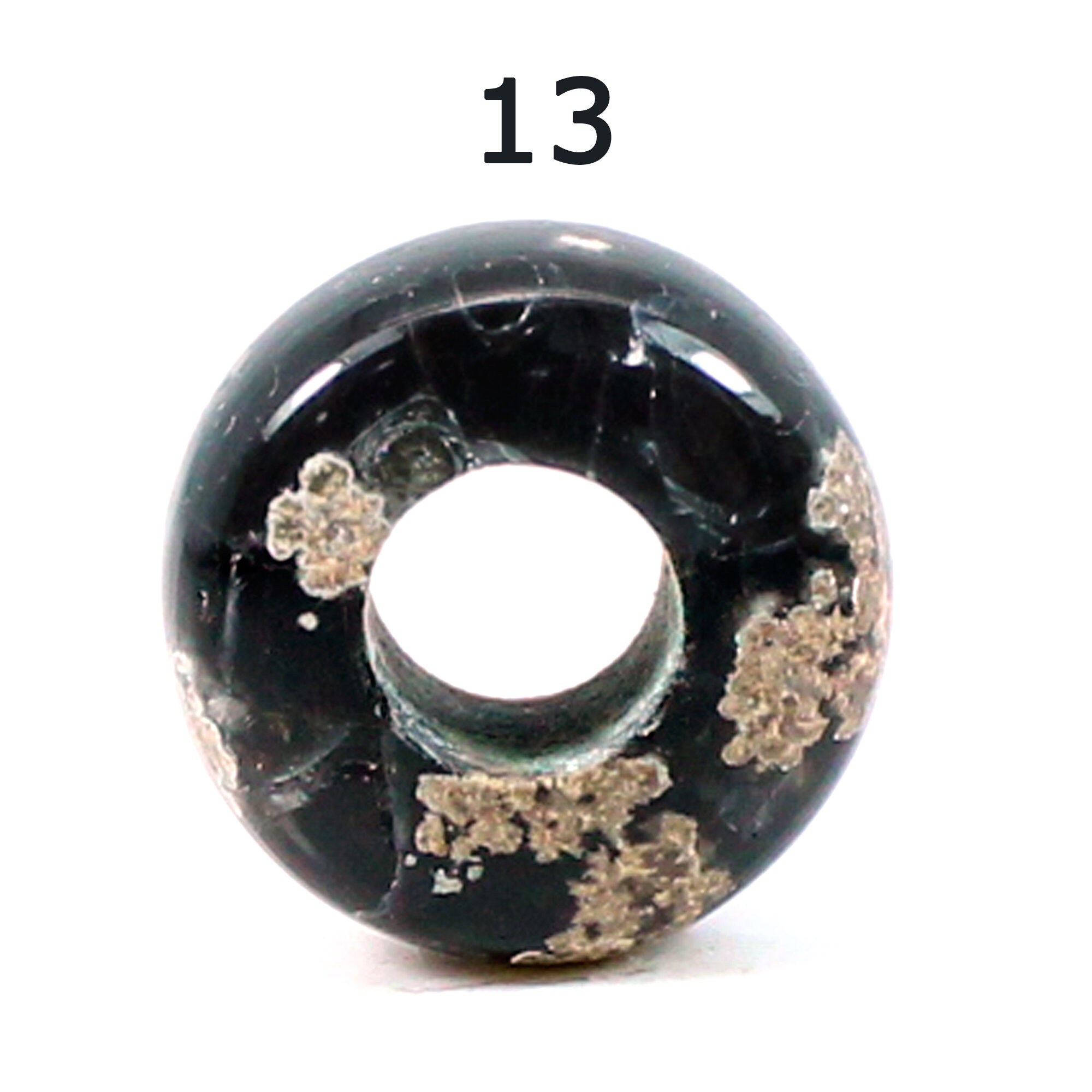 Natural Mexican Fireworks Obsidian 14 X 8 X 5.5 Mm Roundel - Etsy