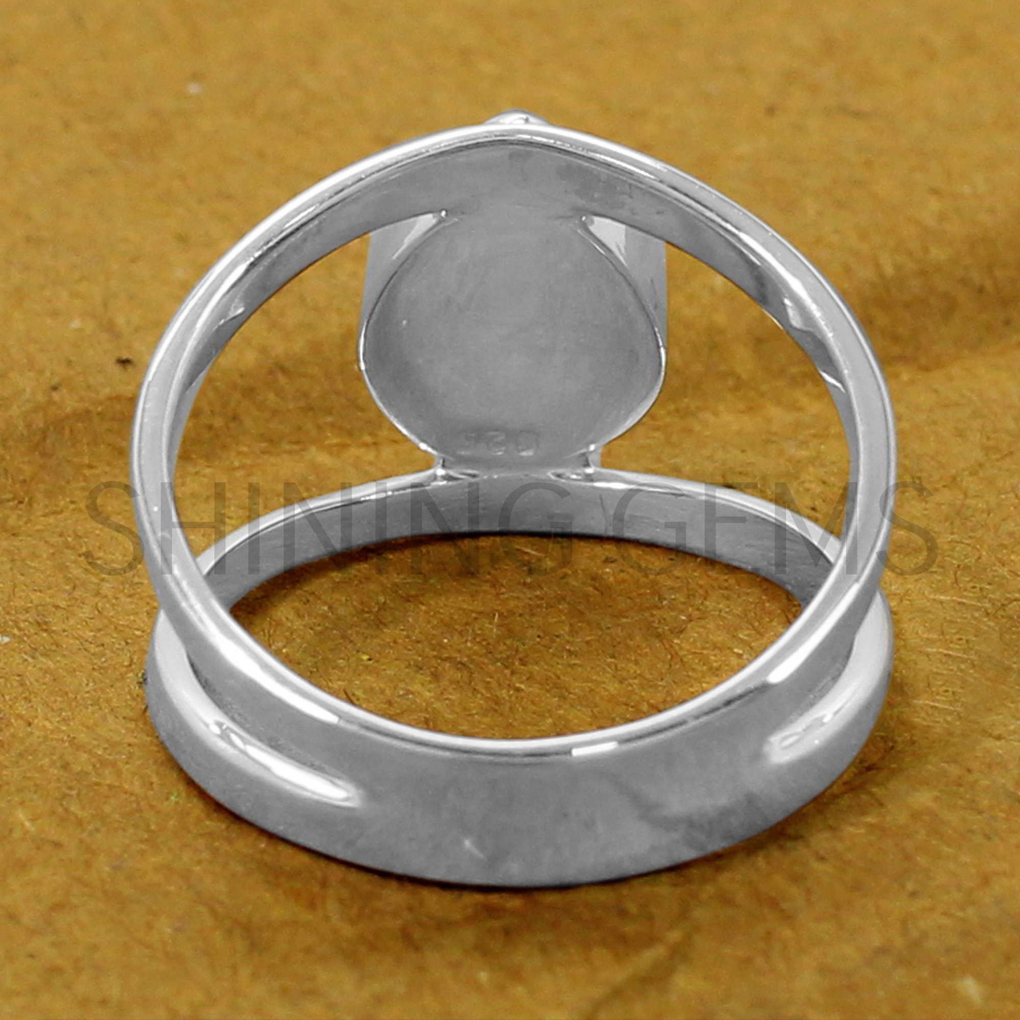 925 Silver Ring Collet 6 X 4 Mm to 14 X 10 Mm Pear Bezel Cup - Etsy UK