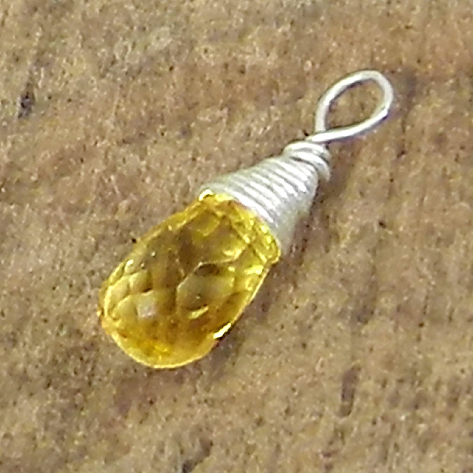 November Birthstone Natural Citrine Teardrop Faceted 13 X 5 Mm | Etsy