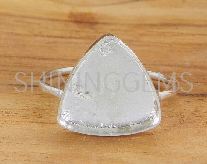 925 Sterling Silver Solid Ring Collet 6 X 6 Mm to 10x 10 Mm - Etsy